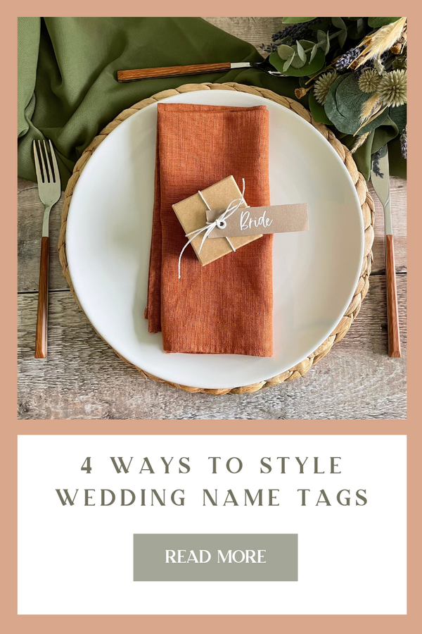 4 Ways to Style Name Tags – Confetti Sweethearts | Table Styling ...